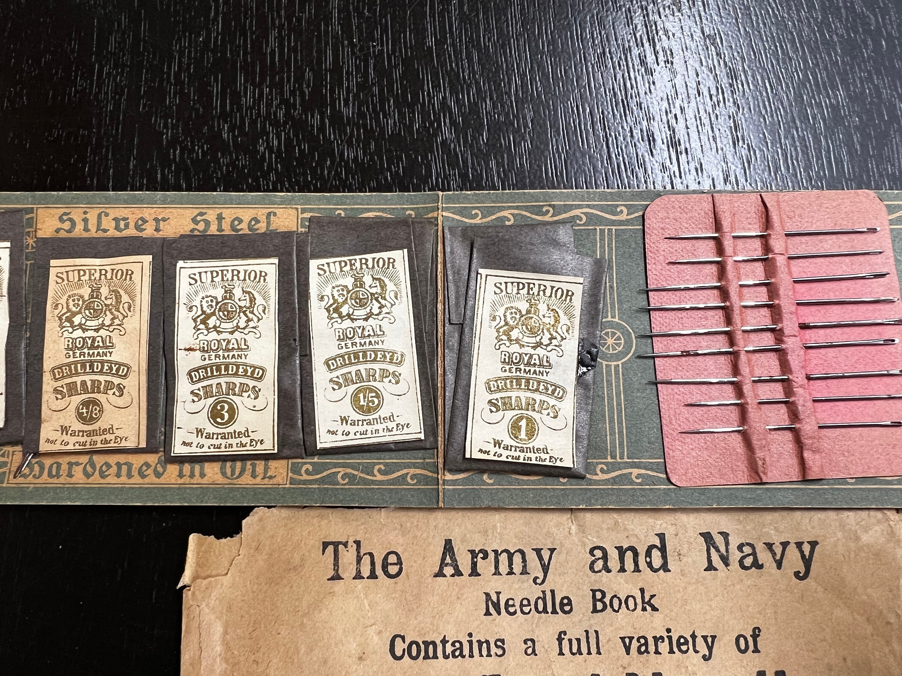 1920s Army and Navy Silver Steel Needle Book Never Used - Etsy
