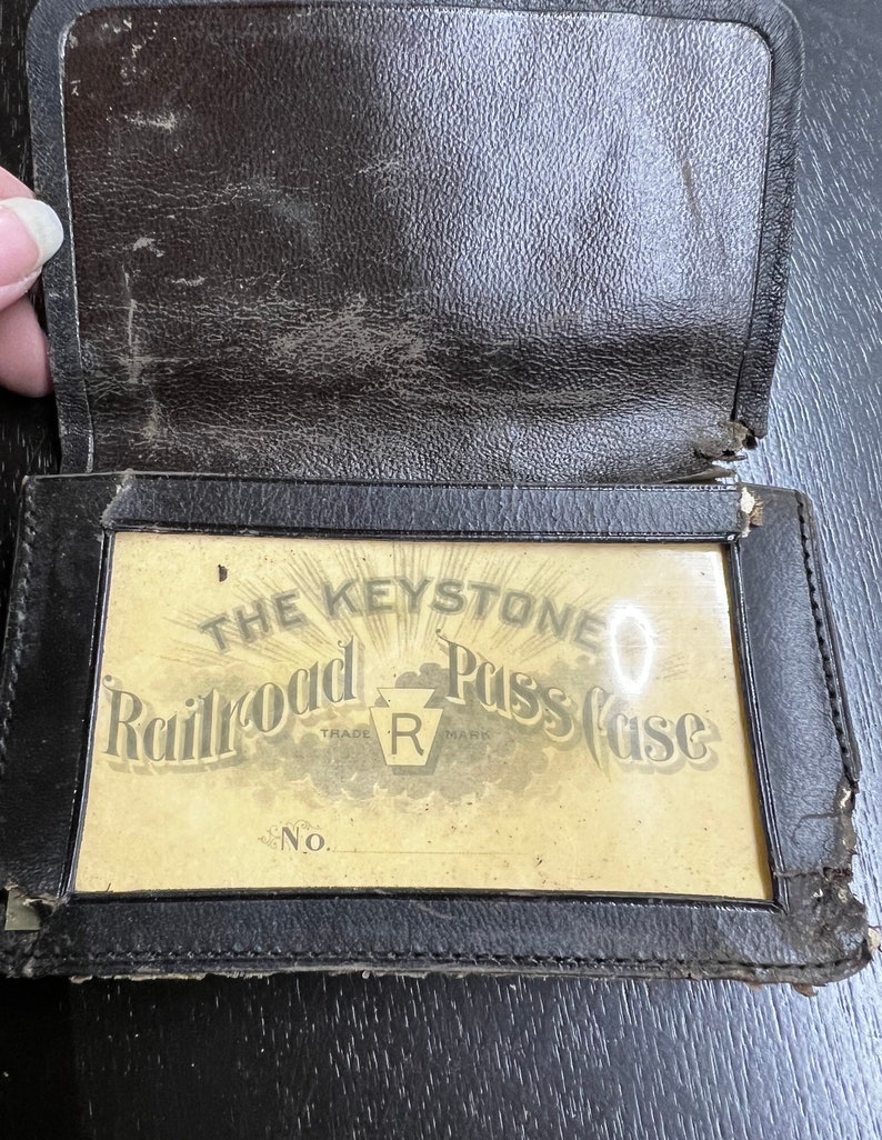 Antique Wallet/train Pass Holder From the 1800s - Etsy