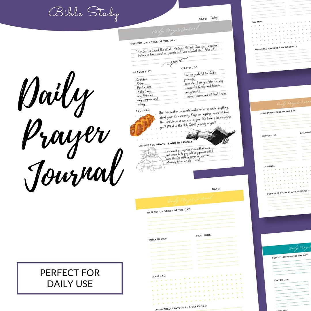 Daily Prayer Journal | Prayer Journalling | Goodnotes Prayer Journal ...