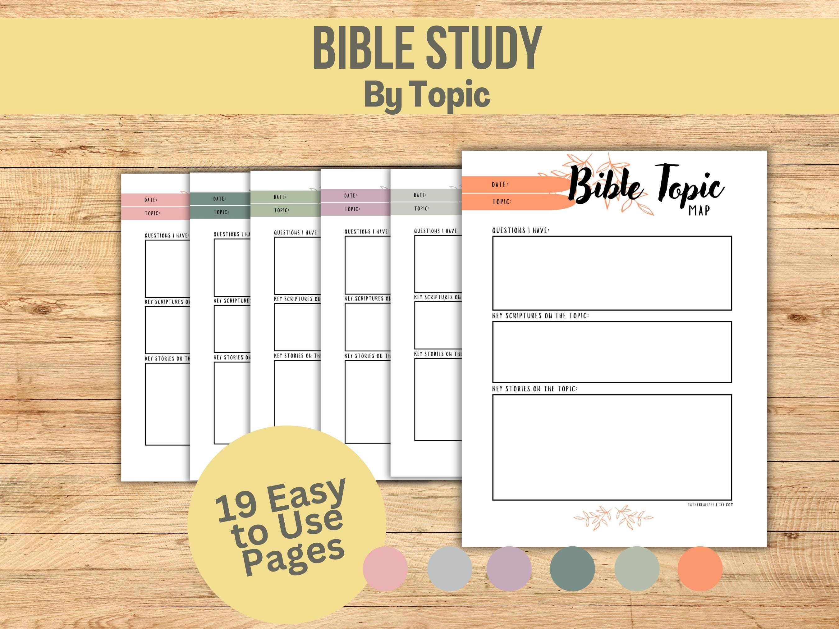 Study the Bible by Topic | Bible Study by Topics | Biblical Topics for ...