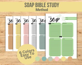 Bible Study Journal | Notes | S.O.A.P - Etsy
