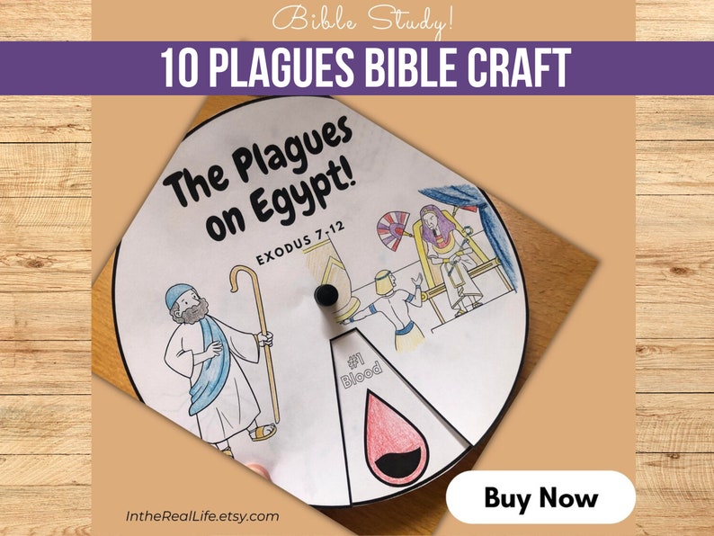 Bible Study 10 Plagues | Passover Bible Study Tool | Sunday School ...