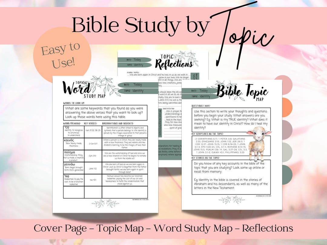 Study the Bible by Topic | Bible Study by Topics | Biblical Topics for ...