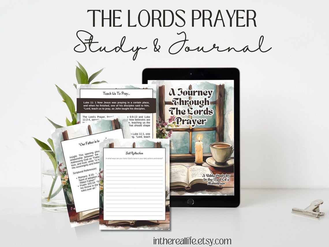 A Journey Through the Lord's Prayer | Bible Study Notes | Prayers of ...