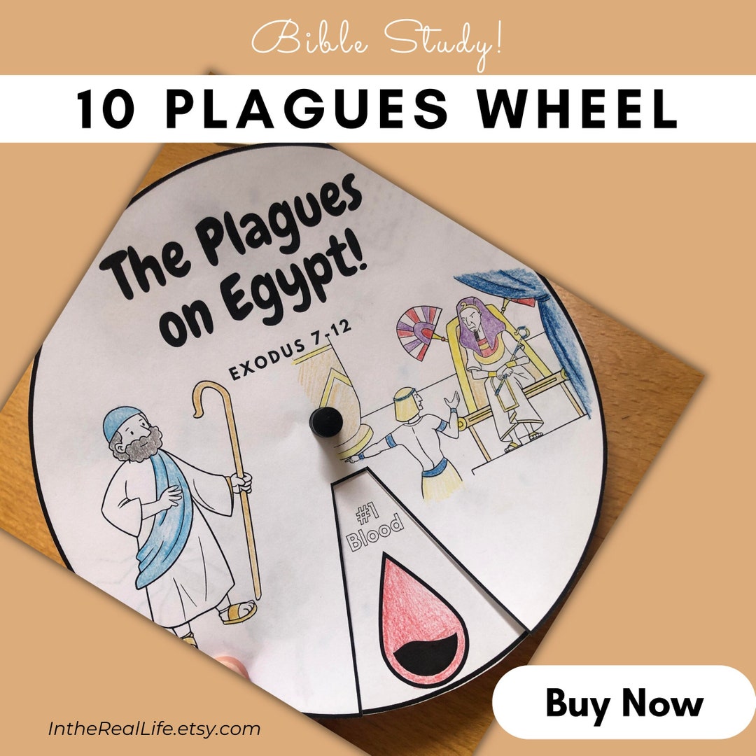 Bible Study 10 Plagues Passover Bible Study Tool Sunday - Etsy