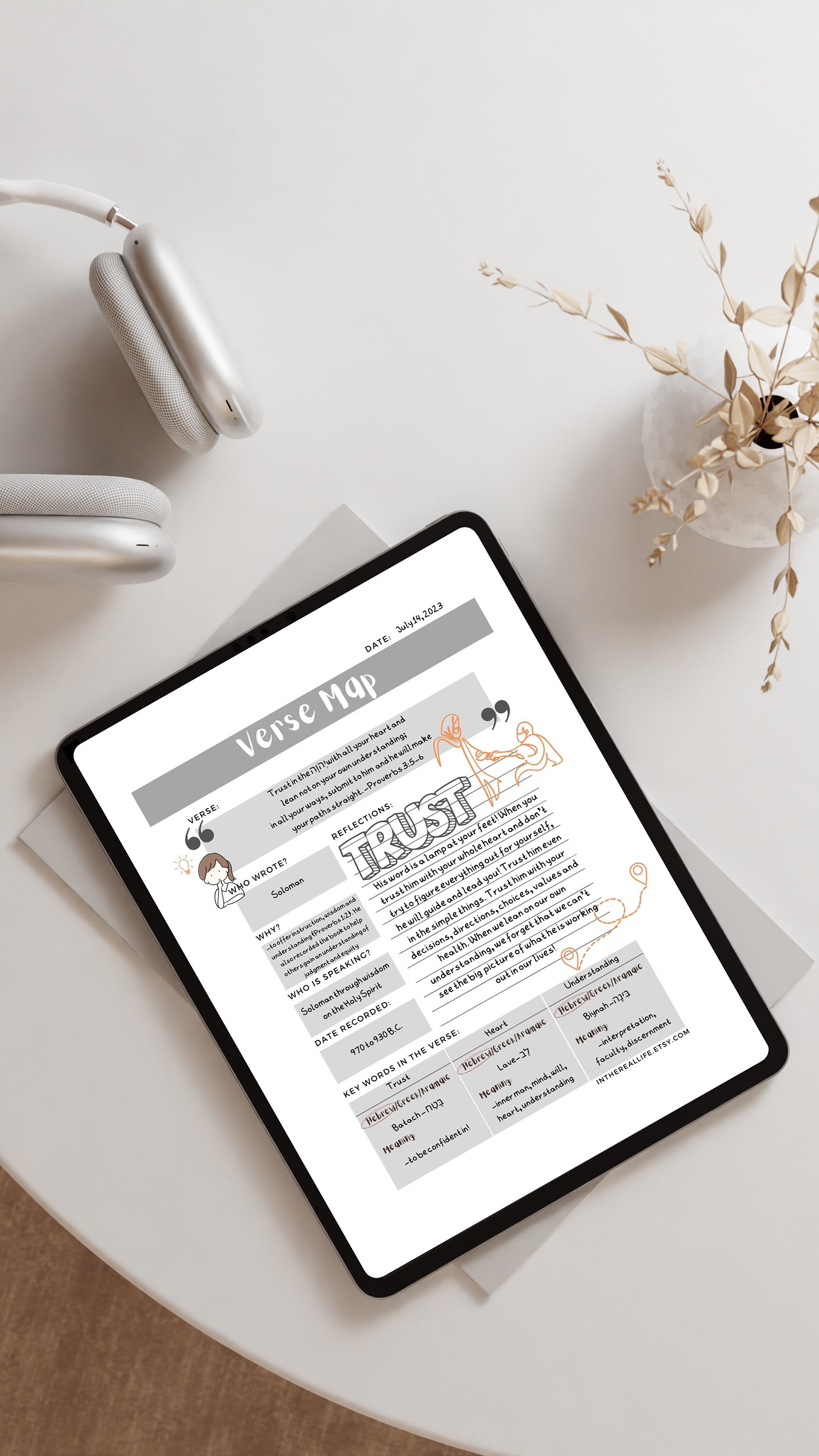 Verse Map Bible Study Tool Scripture Study Bible Journal Planner Bible ...