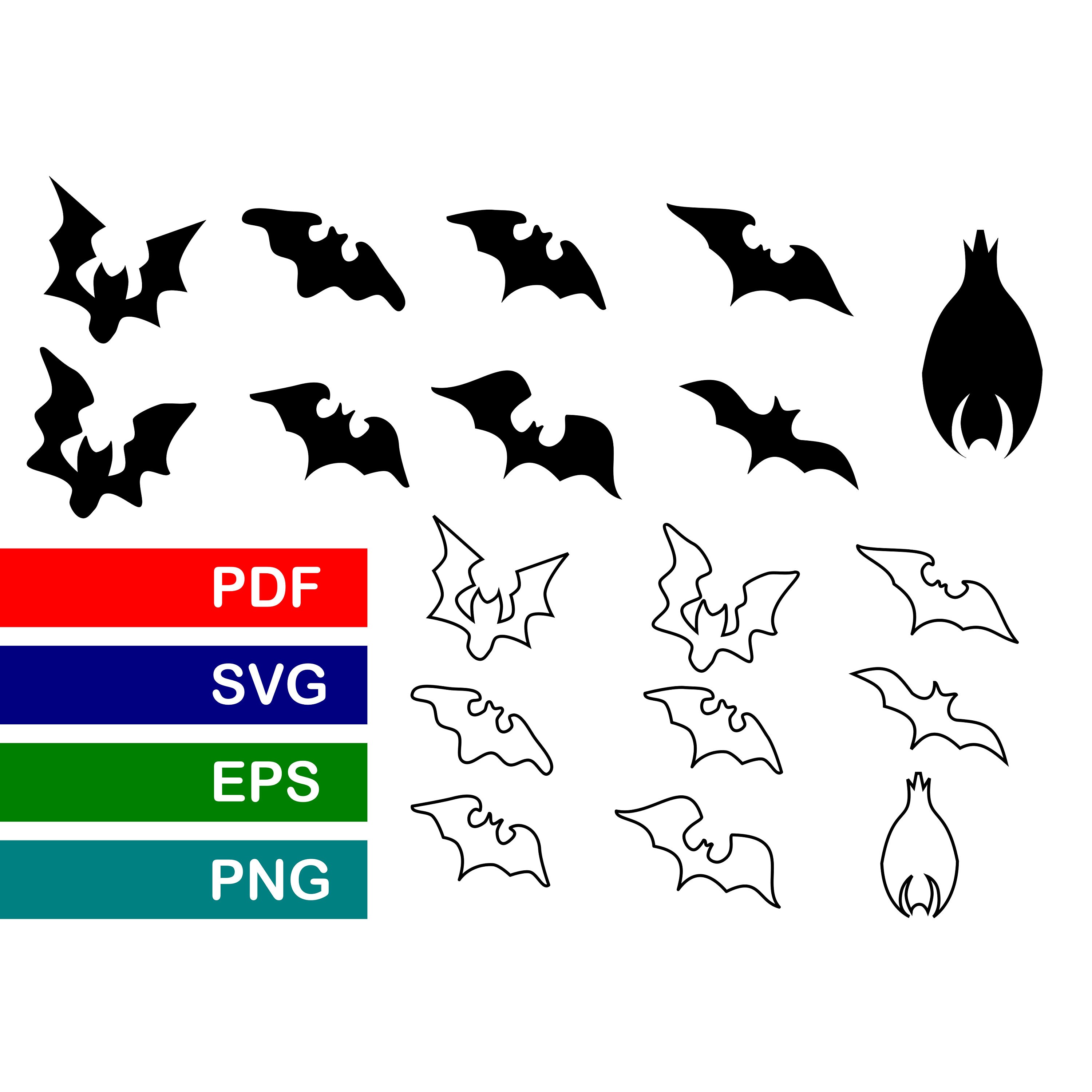 Spooky Halloween Bat Collection - Vol. 1 - Etsy