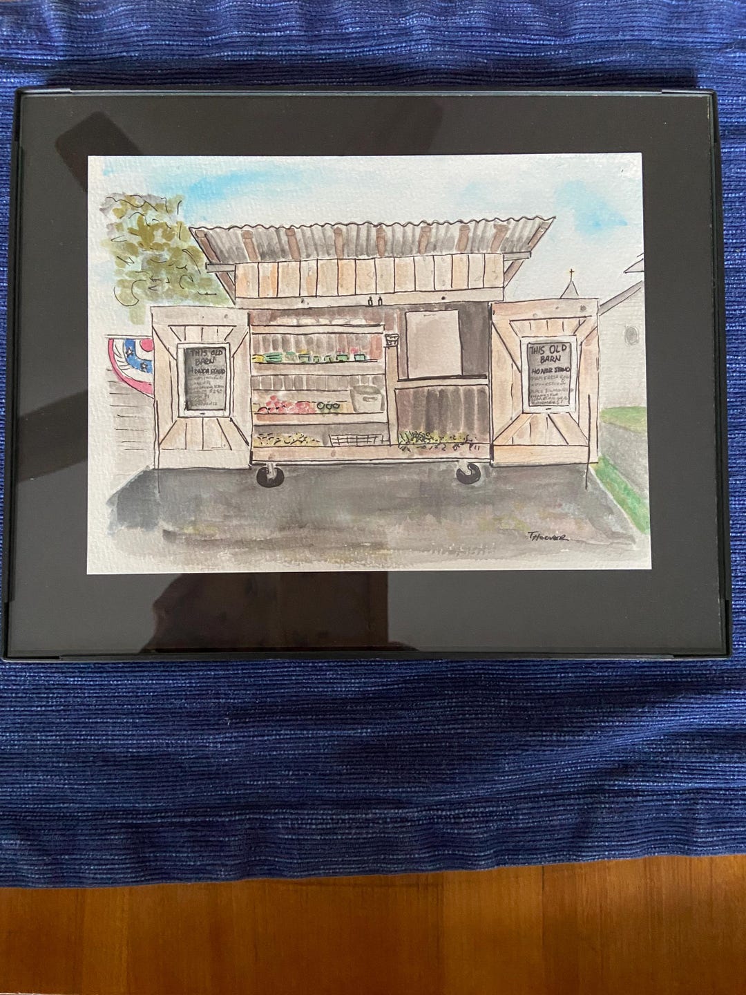 Honor Stand Watercolor, Pen & Ink Drawing by Tanya Hoover (thoover) - Etsy