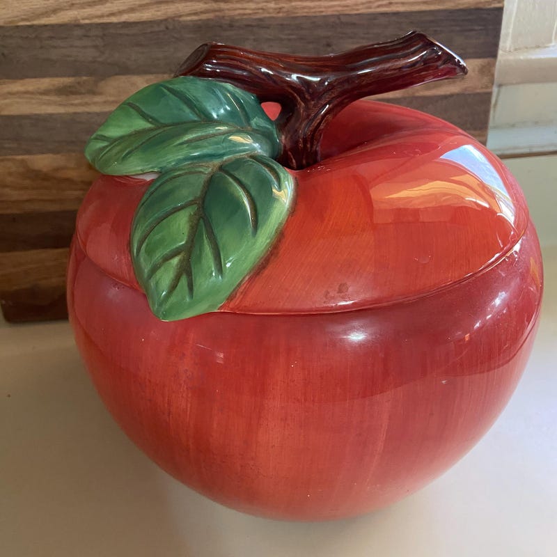 Apple Cookies Jars - Etsy