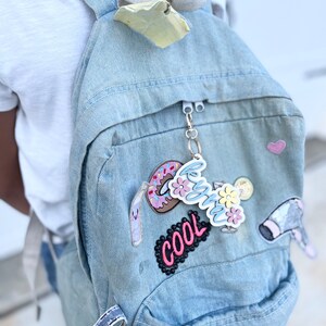 Custom Kids Name Backpack Tag for School Bag Personalized Childs Bag ...