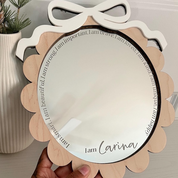 Nursery Mirror Scallop - Etsy