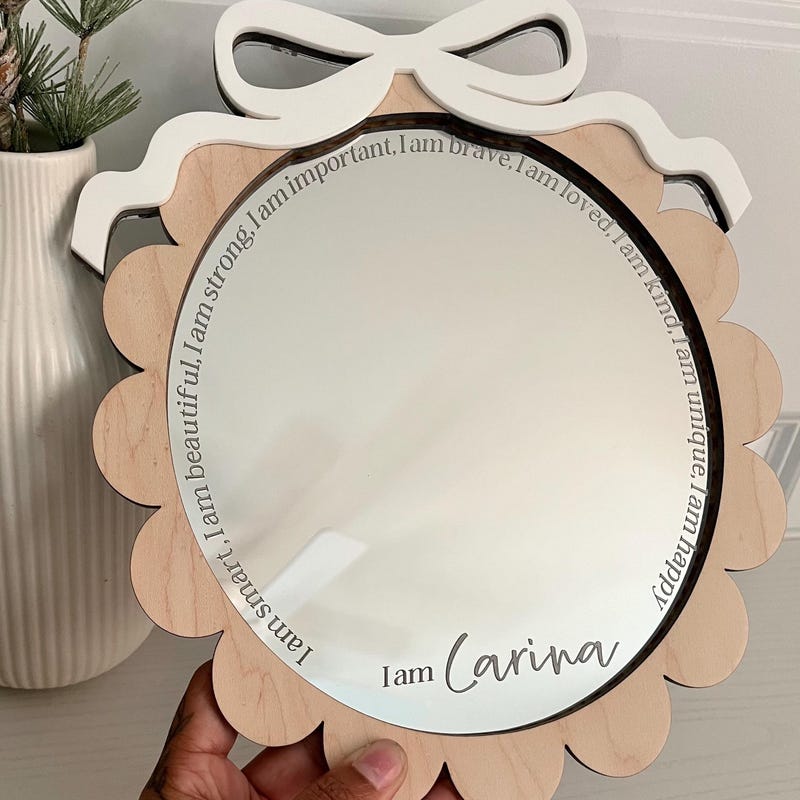 Nursery Mirror Scallop - Etsy