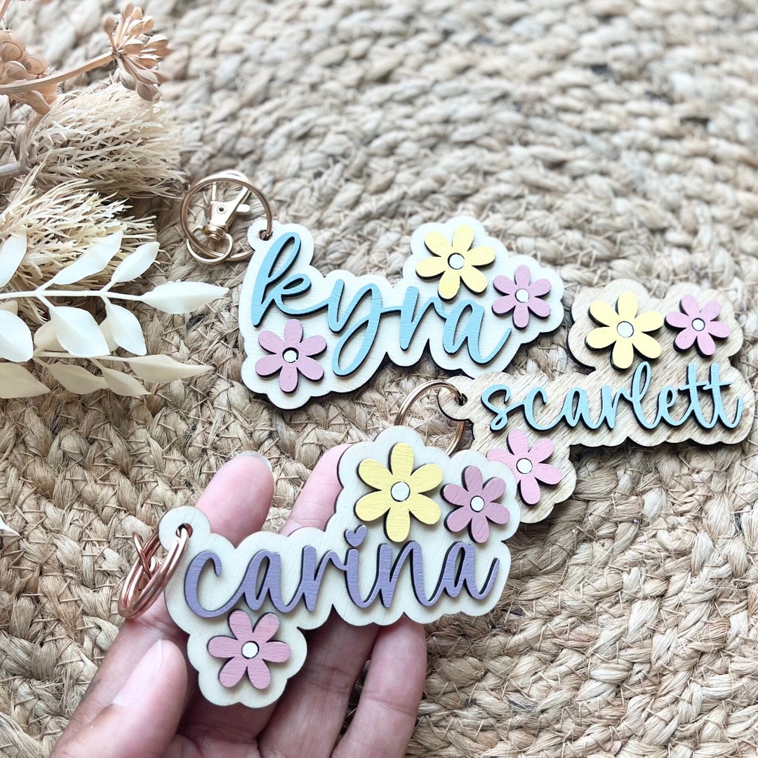 Custom Kids Name Backpack Tag for School Bag Personalized Childs Bag ...