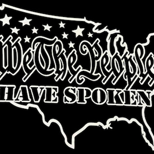 Custom Vinyl Letters Text Decal Trump Car Truck Boat We the People Have ...