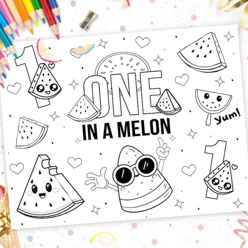 One in a Melon Party - Etsy