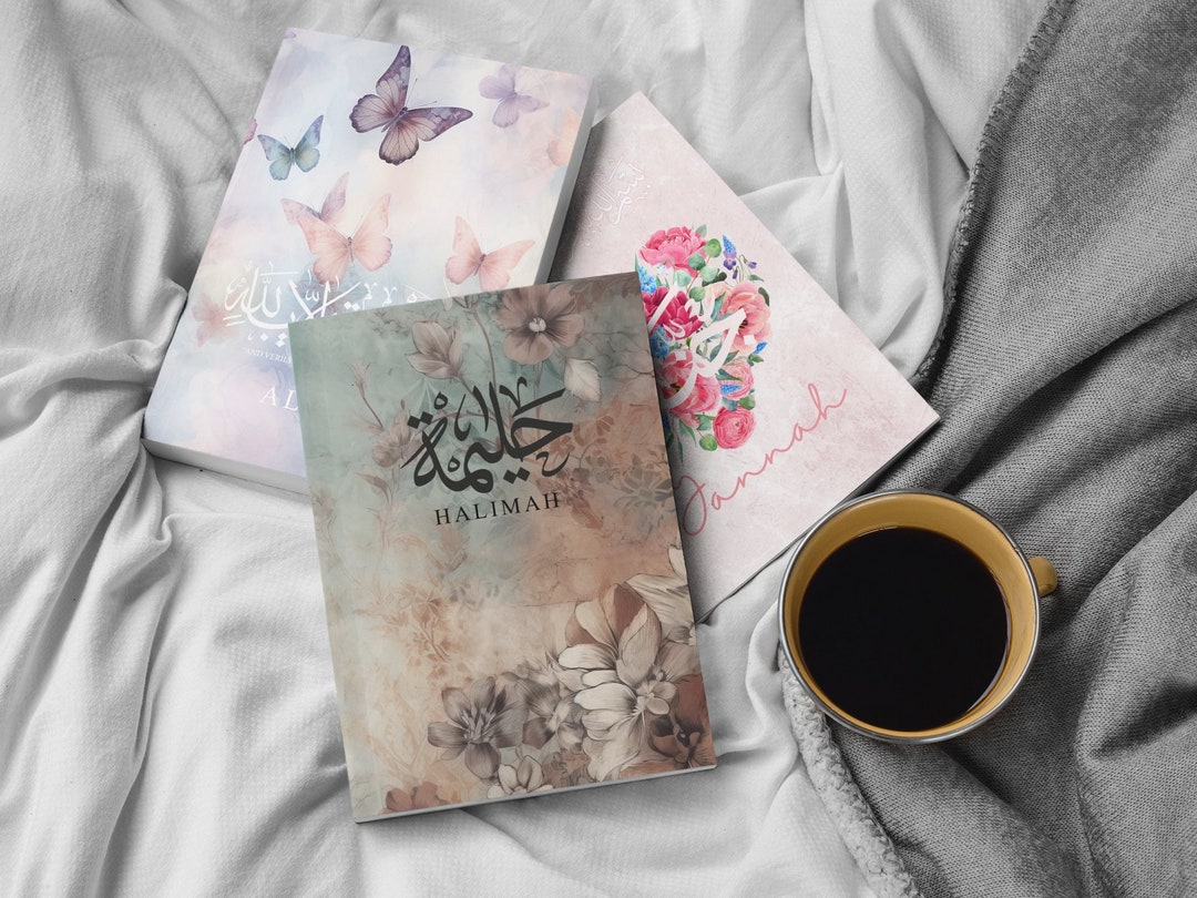 Personalised Hardback Notebook Muslim Gift Islamic Women's Vintage ...