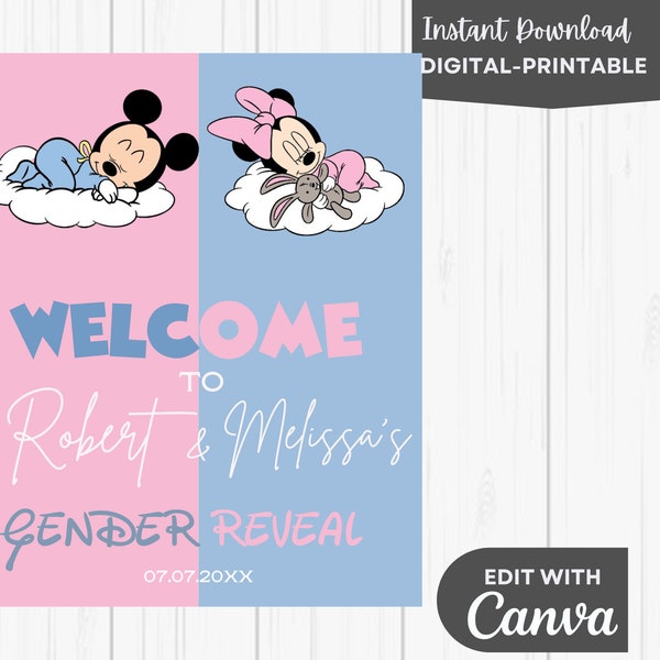 Welcome Board Minnie Mouse - Etsy