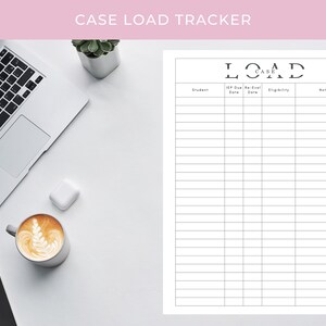 Case Load Tracker Educator Forms Build Your Own Planner - Etsy