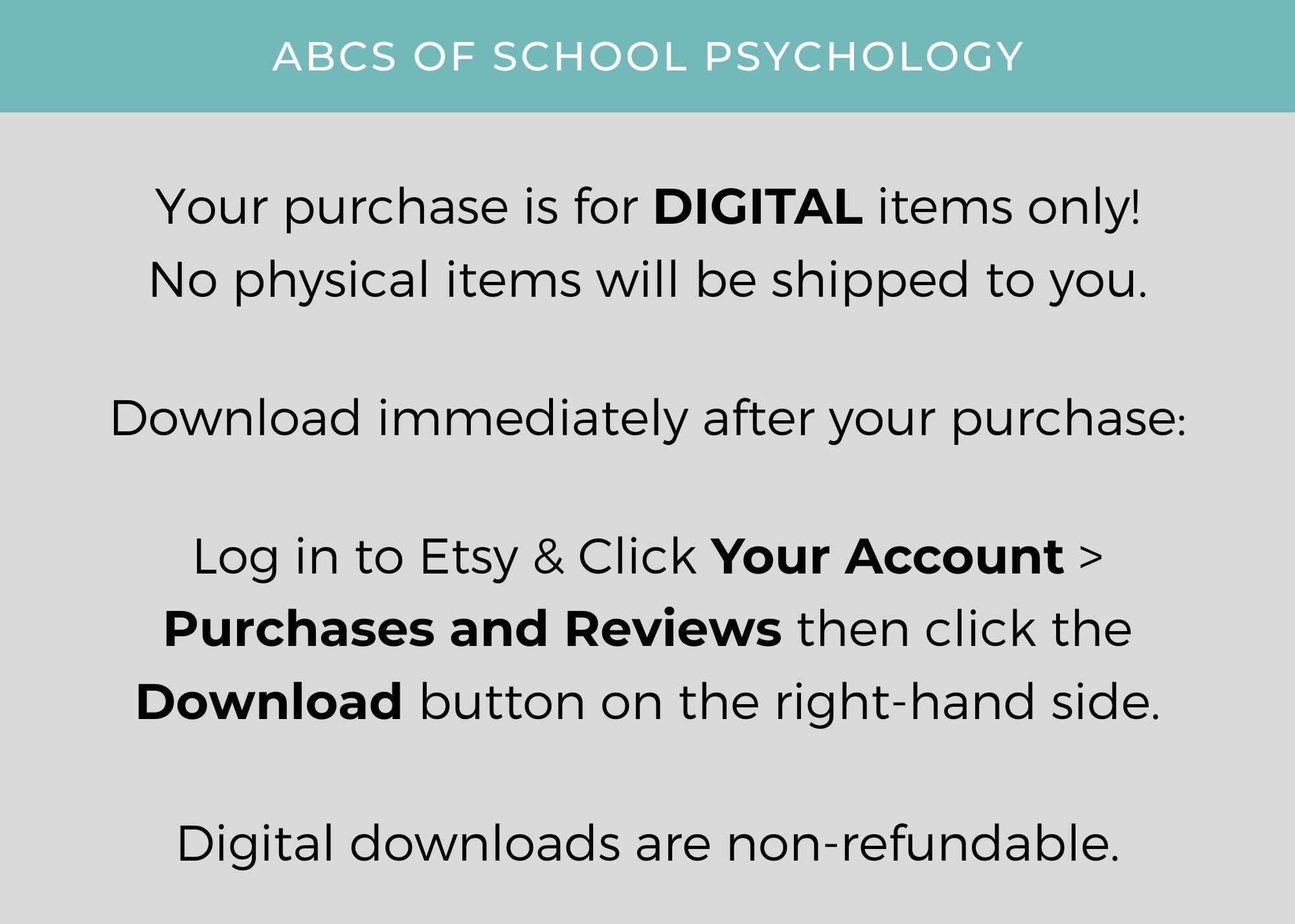 Abcs of School Psychology Poster - Etsy