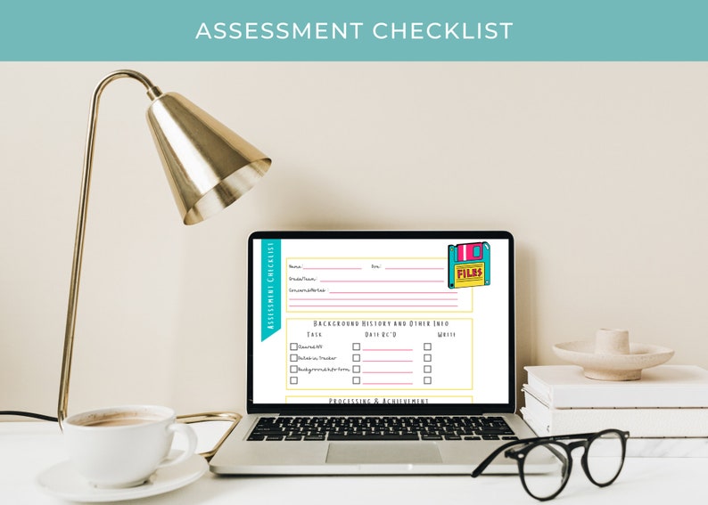 Assessment Checklist 90s Style School Psychologist Forms - Etsy