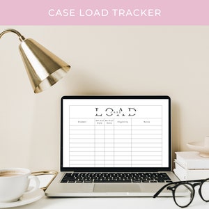 Case Load Tracker | Educator Forms | Build Your Own Planner - Etsy