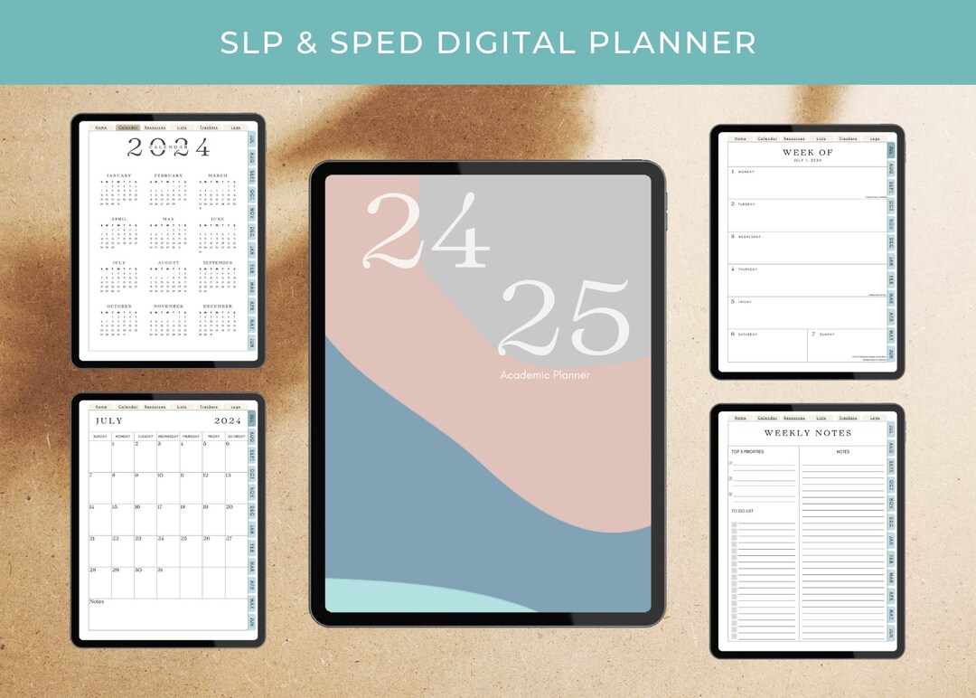 SLP & Special Educator Digital Planner 2024-2025 Educator Forms - Etsy