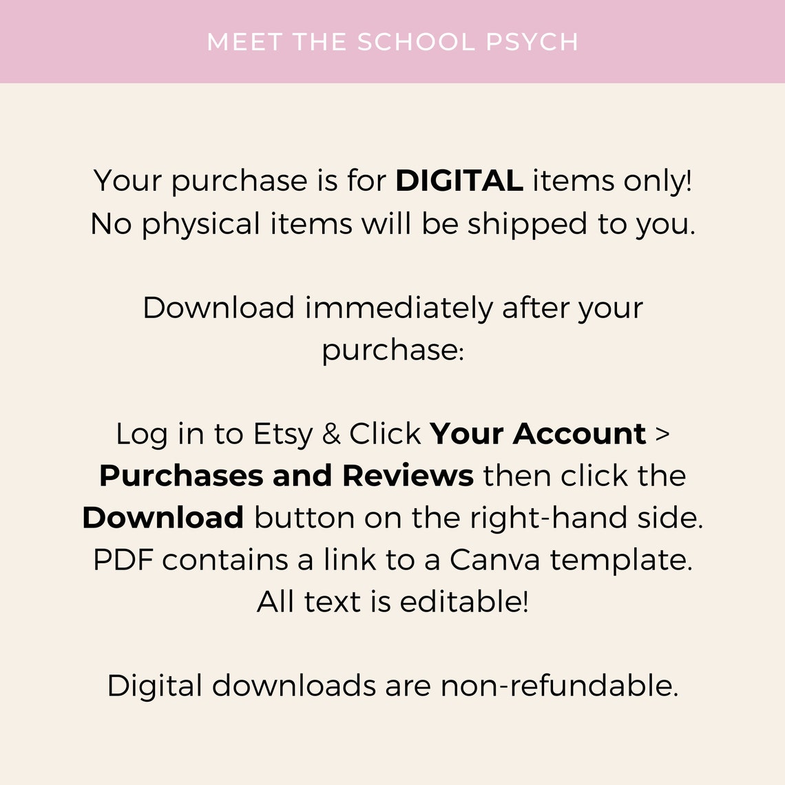 Meet the School Psychologist Customizable Flyer | FULLY Editable in ...