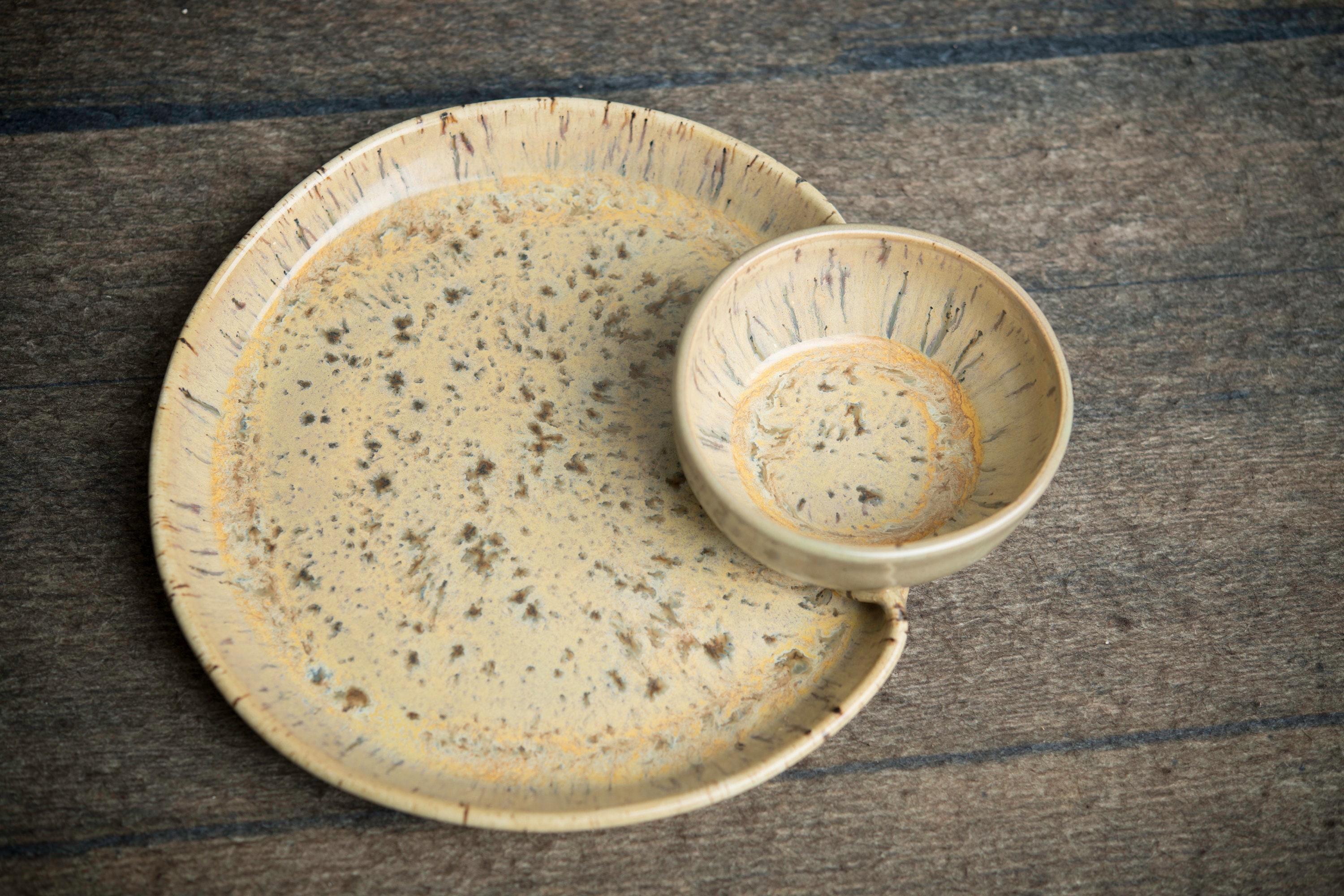 Handmade Ceramic Chip and Dip Duo - Etsy