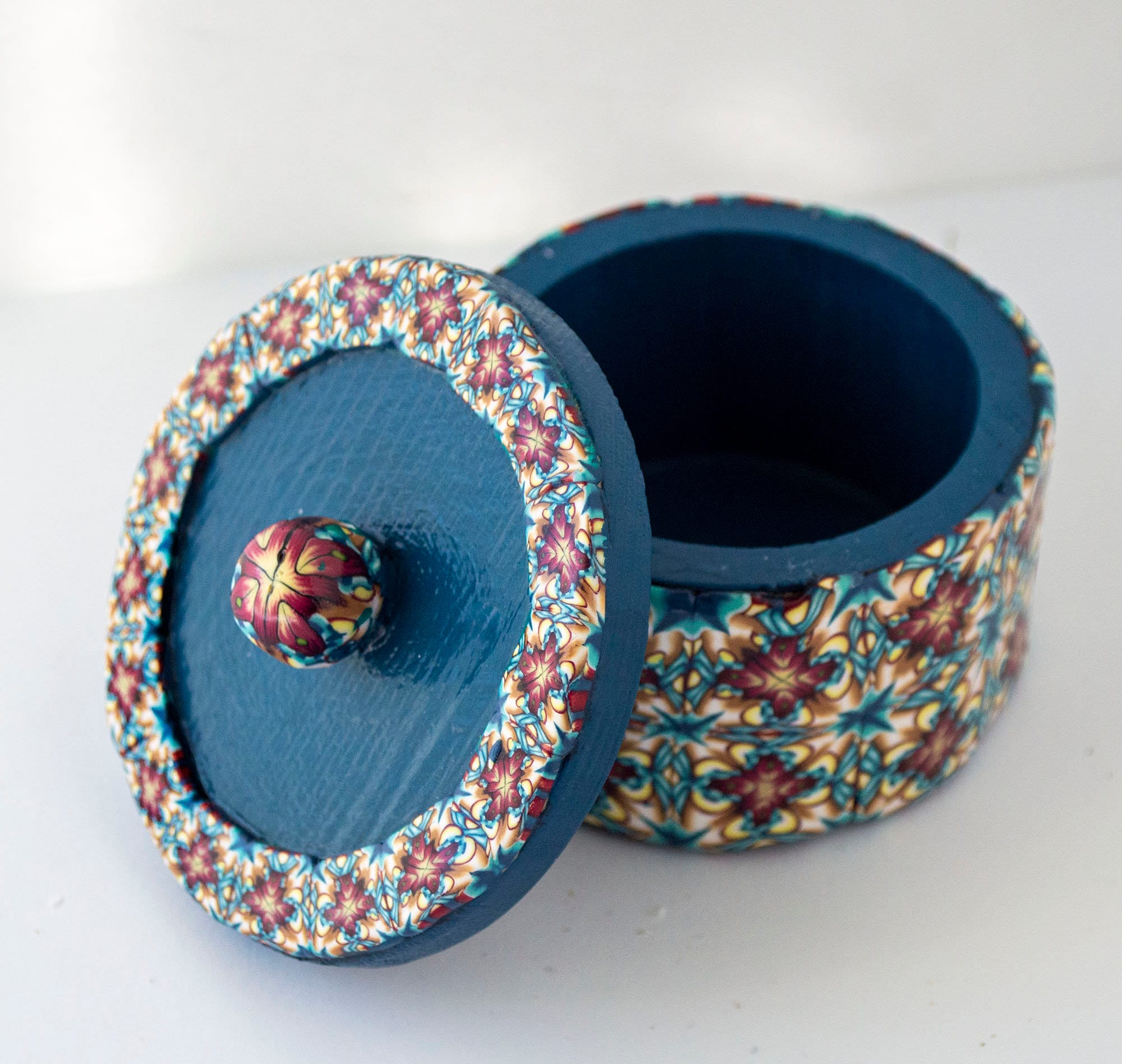 Decorative Keepsake Round Wooden Box With Lid, Unique Gift - Etsy