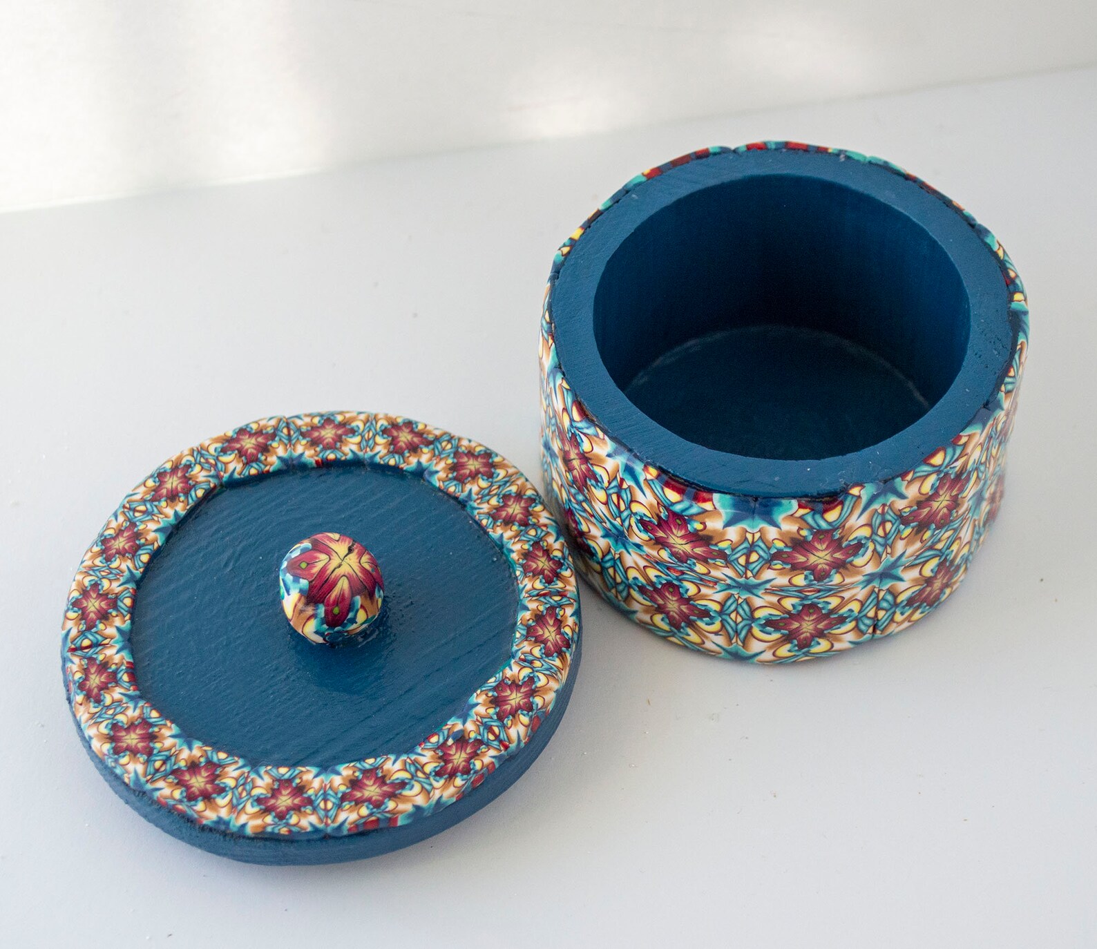 Decorative Keepsake Round Wooden Box With Lid, Unique Gift - Etsy