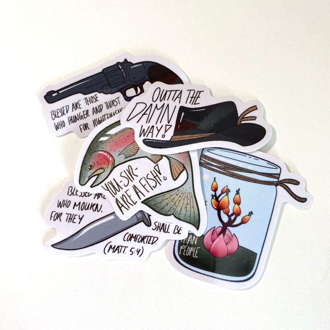 RDR Quote Sticker (individual OR Set) - Regular 2.5" Vinyl - Etsy