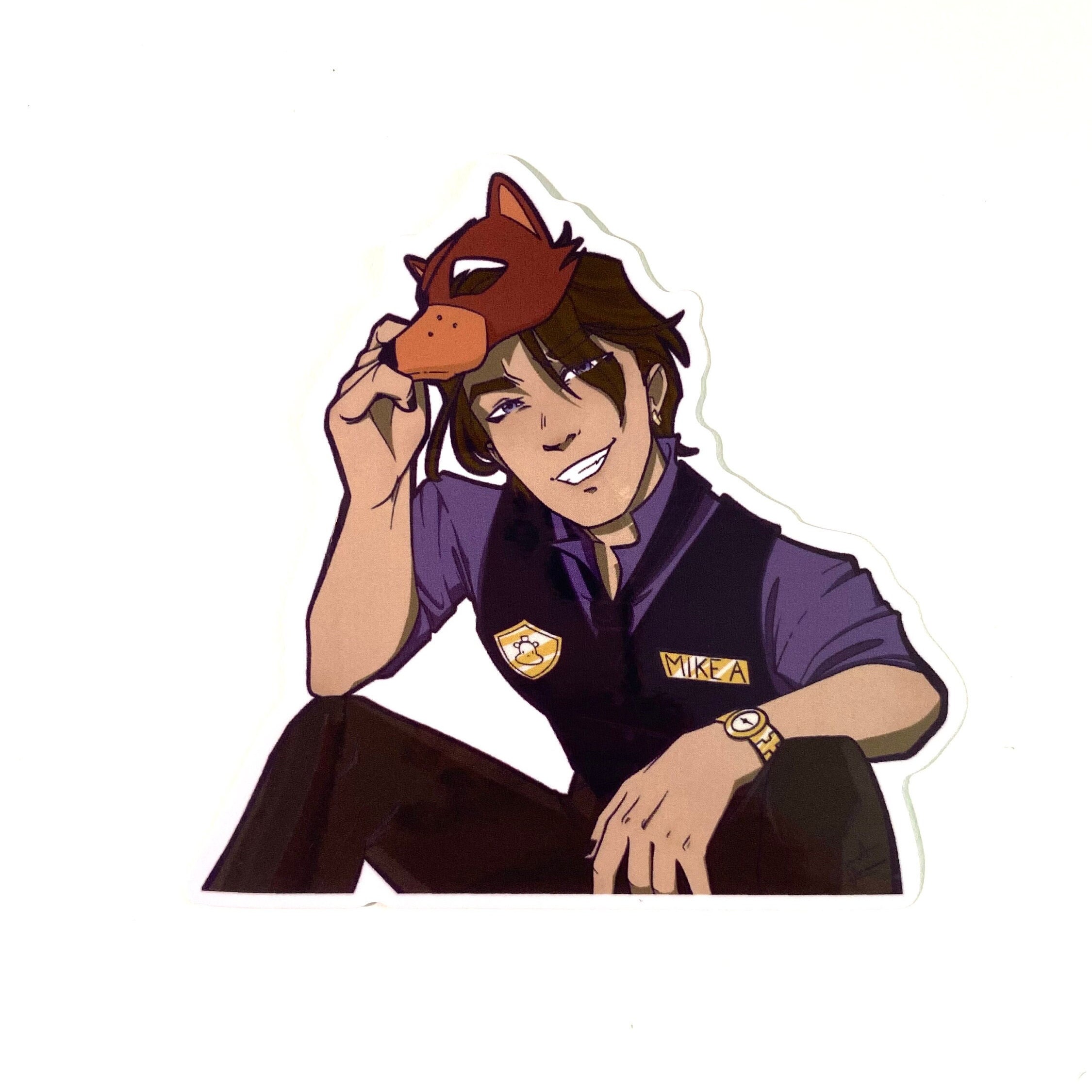 FNAF Michael Afton Sticker Vinyl, 3.5 Height - Etsy