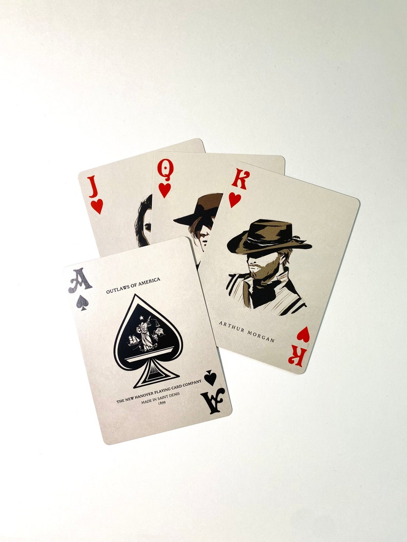 RDR Outlaws of America: Playing Cards - Etsy