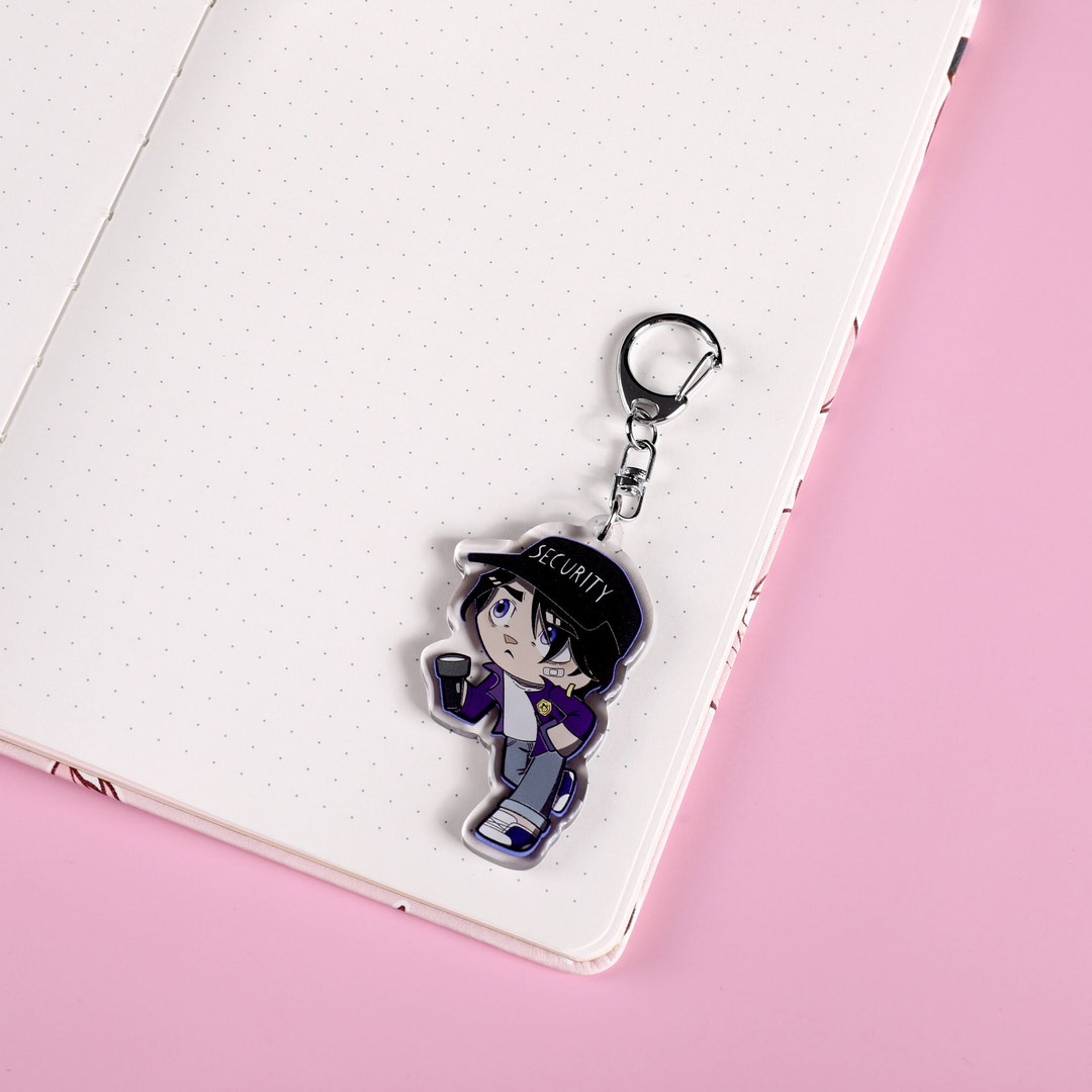 FNAF Michael/william/glamrock Freddy Keychain Double Sided - Etsy