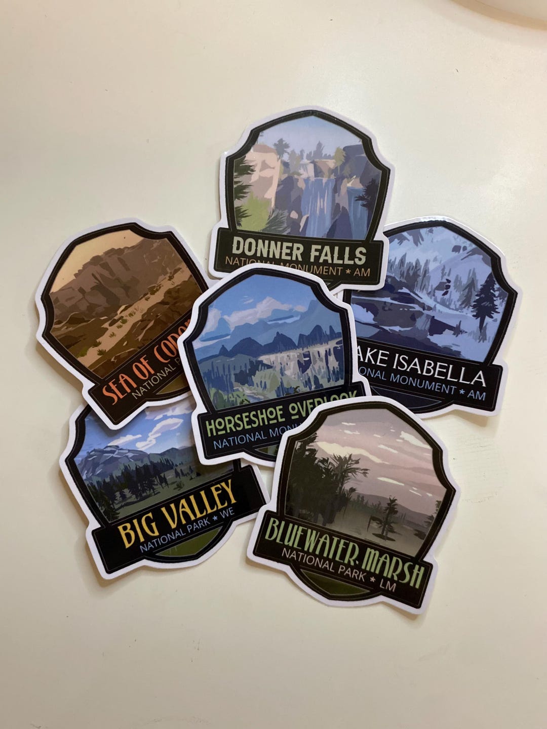RDR Park Emblem Sticker (individual OR Set) - Vinyl, 2.5" Height - Etsy