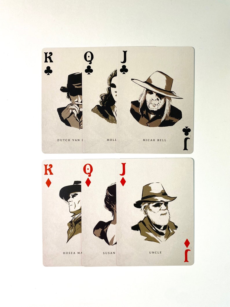 RDR Outlaws of America: Playing Cards - Etsy
