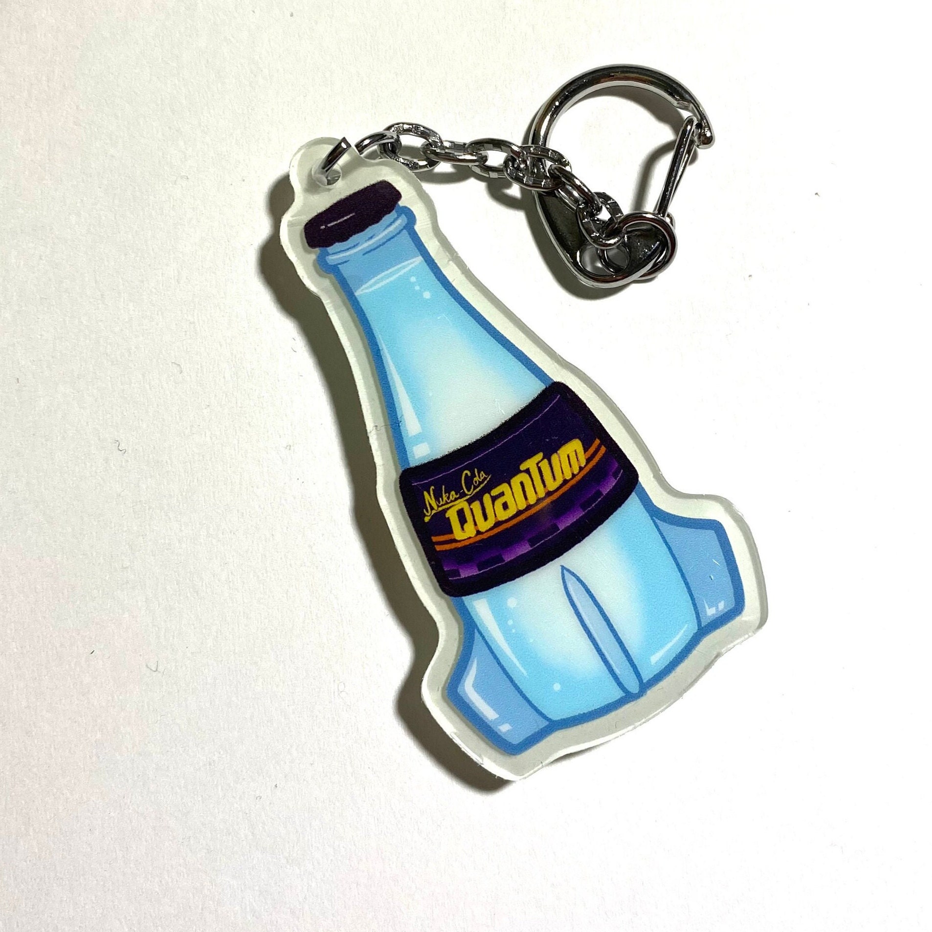 FALLOUT Nuka-cola/sunset Sarsaparilla Keychain - Double Sided, Epoxy ...