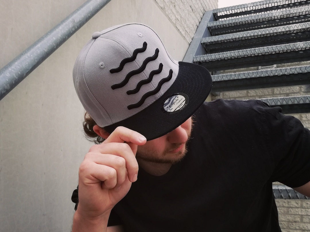 Snapback Hat Grey Kraken Black Sea Ocean Capiche Baseball Cap Cool Hats ...