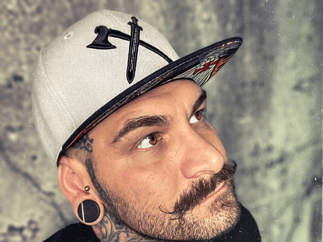 Snapback Hat Grey Knight Templar Warrior Black Capiche Baseball Cap ...
