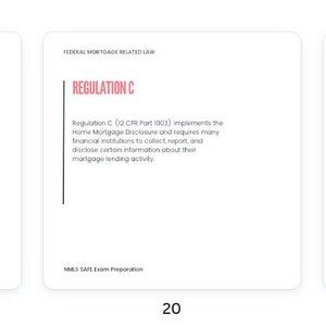 Mortgage Loan Officer Licensing Exam Flash Cards | NMLS SAFE Test ...