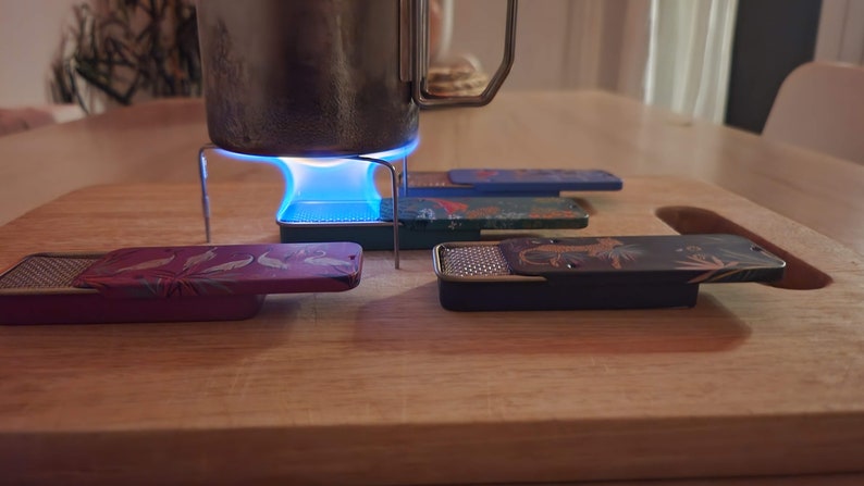 Ultralight Alcohol Burner Stove Pot Stand for Camping - Etsy