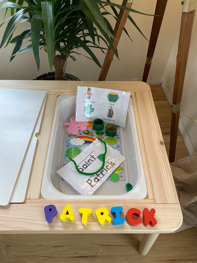 Saint Patrick's Day, St. Patrick, Toddler/preschool Sensory Table/bin ...