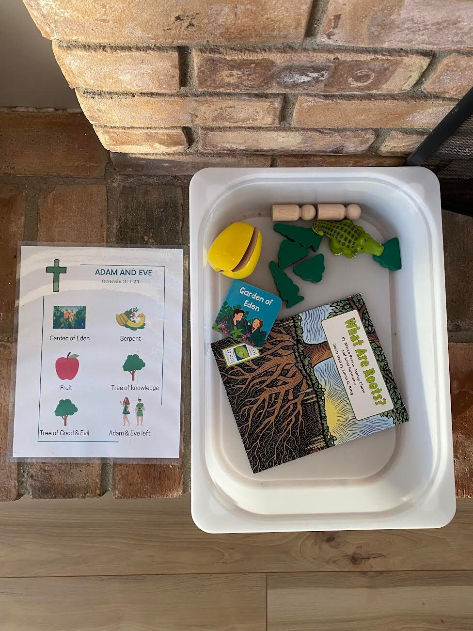 Adam and Eve, Garden of Eden, Toddler/preschool Sensory Table/bin ...