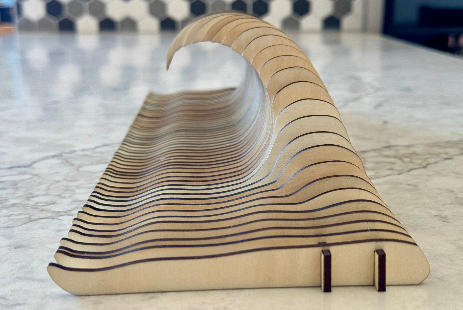 Full Size Breaking Wave Laser Cut DIY Art Digital Files Svg/dxf/lbrn2 ...