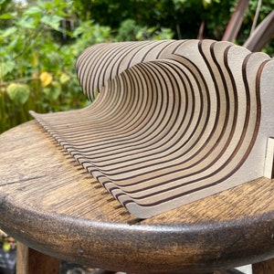 Ocean Wave Wooden Tabletop Art - Etsy