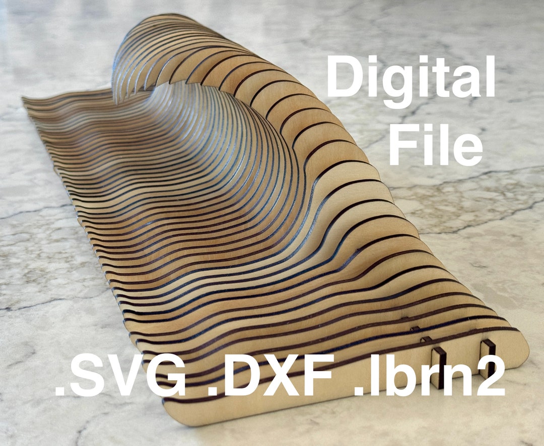 Breaking Wave Laser Cut DIY Digital Files - Etsy