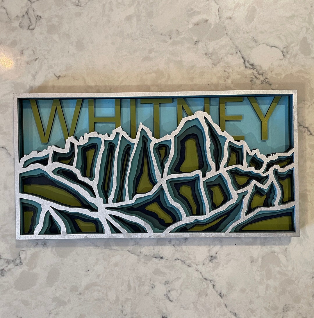 Mount Whitney 6-layer Wood Mandala Wall Art - Etsy