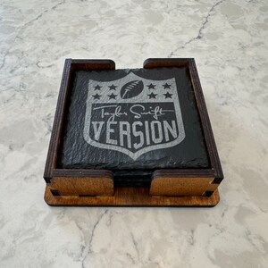 Custom Engraved Slate Tile Coasters - Etsy