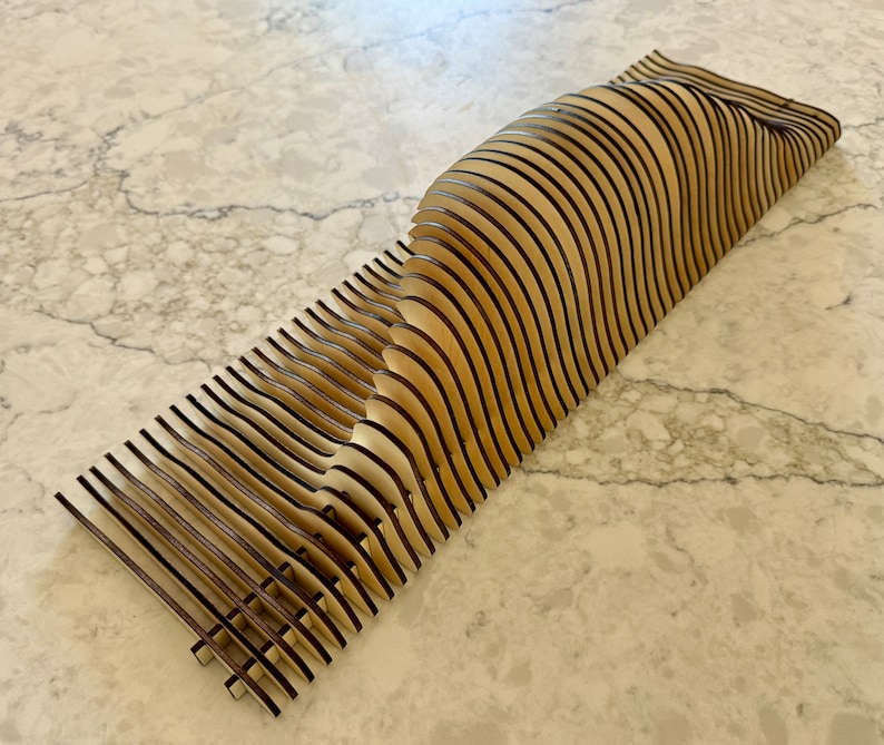 Breaking Wave Wood Tabletop Art Sculpture - Etsy