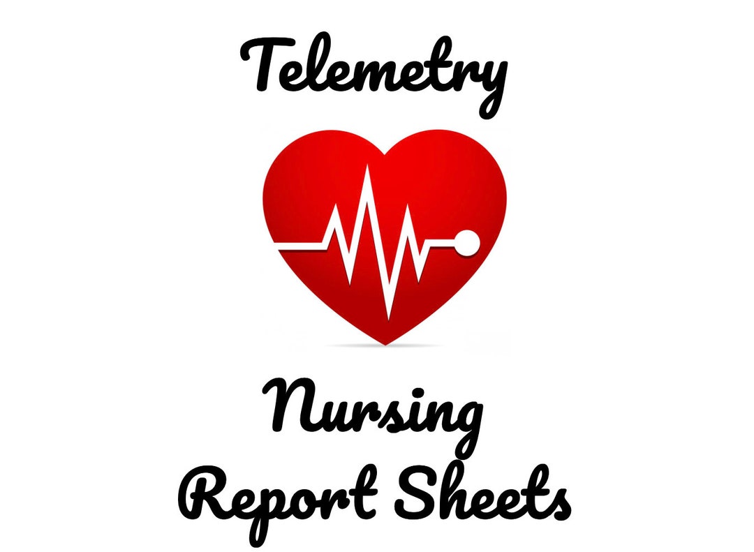 Telemetry Nursing Report Sheet - Etsy